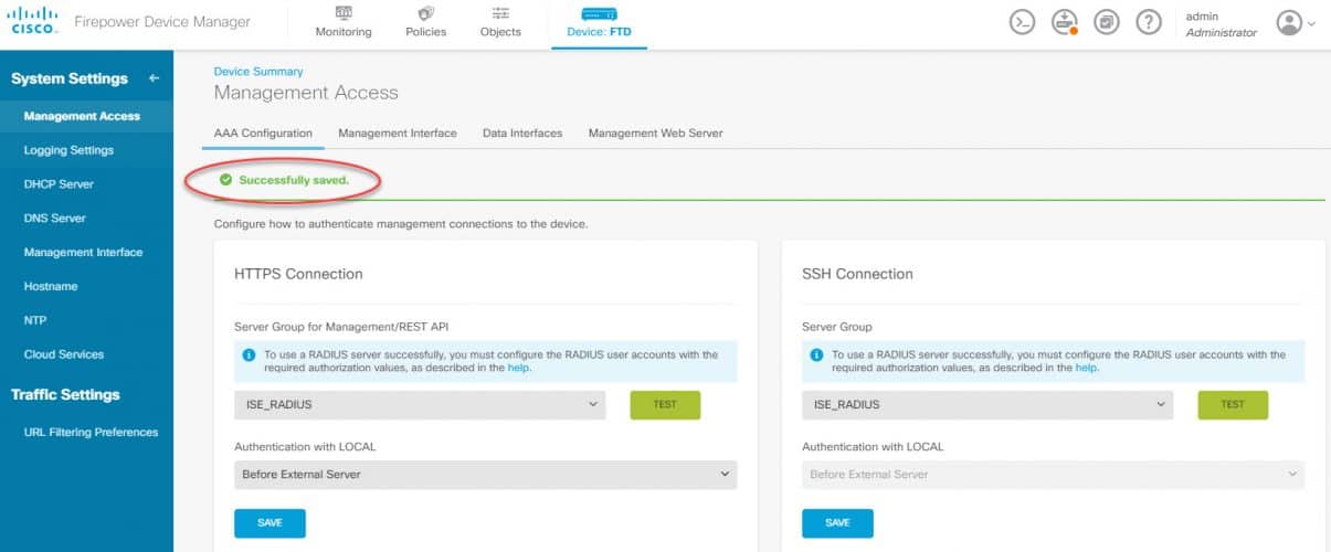 Creating Multiple Admin Accounts for FDM GUI Accesses