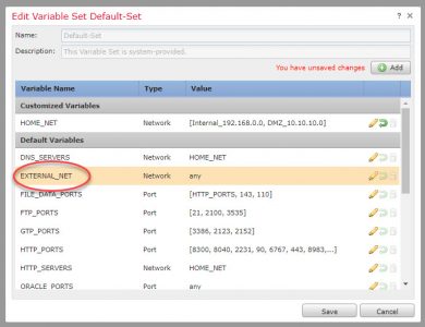 Snort HOME_NET and EXTERNAL_NET Variables