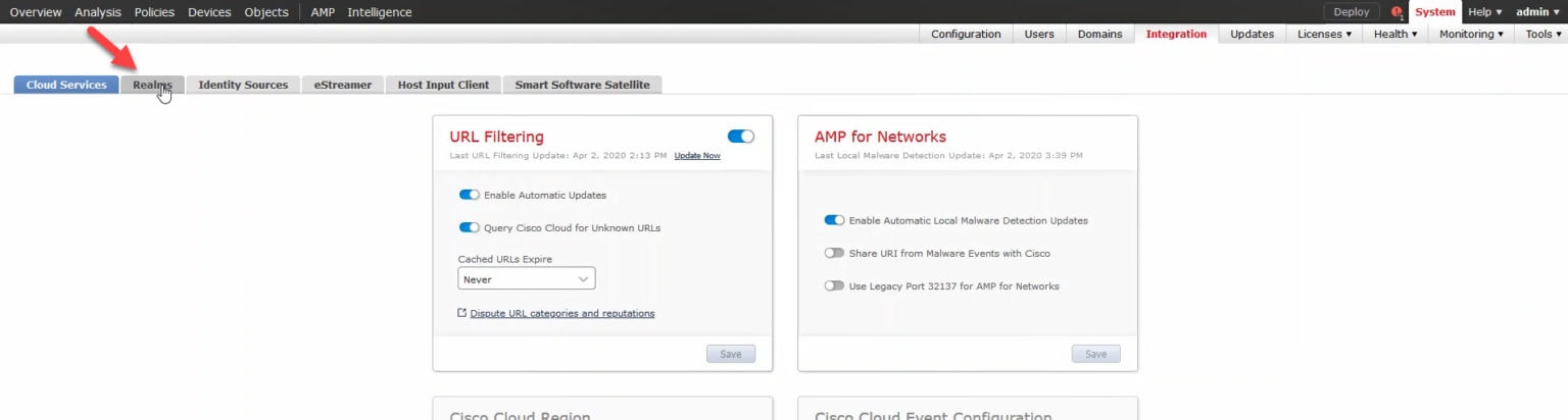 How to create a Cisco FMC Realm with AD with some explaination
