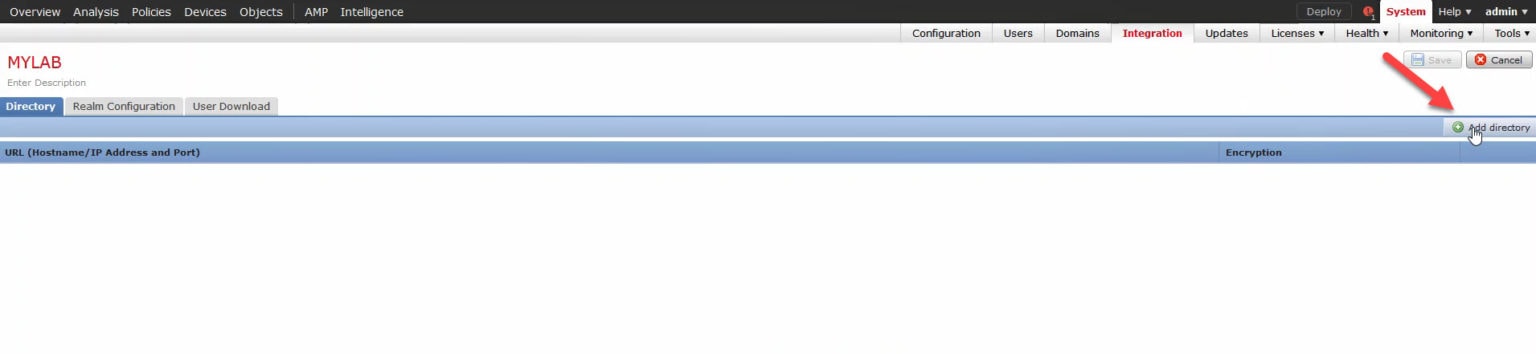 How to create a Cisco FMC Realm with AD with some explaination