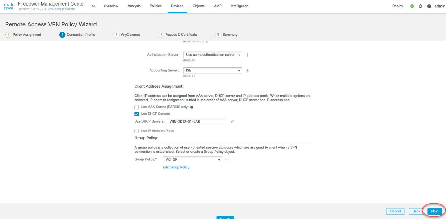 FMC AnyConnect SSL VPN | Blue Network Security