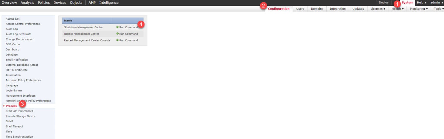 How to Shutdown Cisco FMC? | Blue Network Security